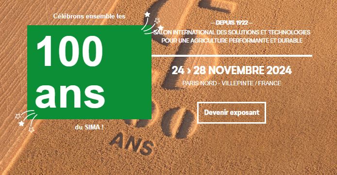 SIMA Paris | 24 AU 28 NOVEMBRE 2024 [Paris Nord Villepinte]